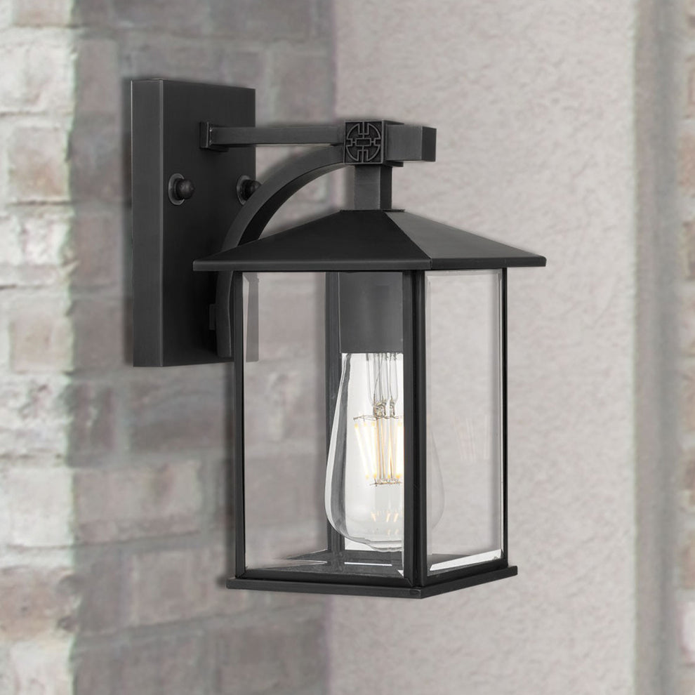 COBY 15 SOLID BRASS EXTERIOR WALL LIGHT(Black) – The Lighting Point