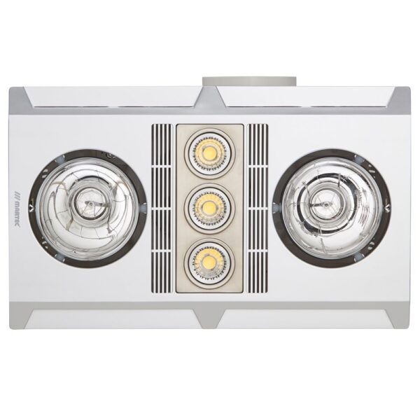 Profile Plus 2 3-in-1 Bathroom Heater with 2 Heat Lamps, Exhaust Fan a ...