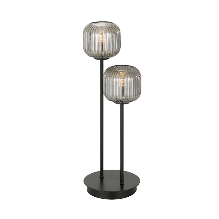 Bobo 2 Lights Table Lamp- Black – The Lighting Point