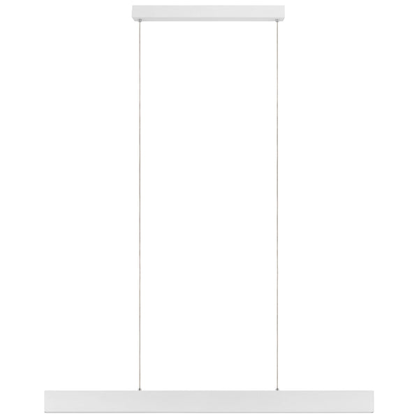Climene II Metal LED Bar Pendant Light, Small, White – TheLightingPoint