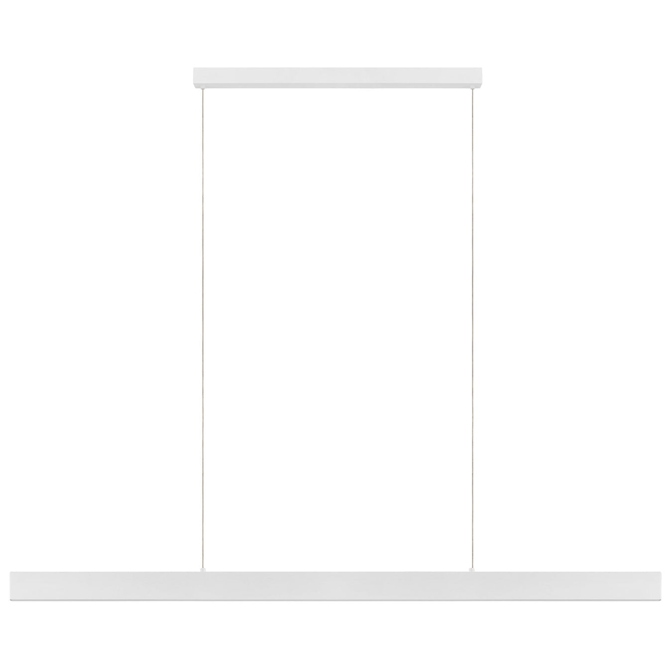 Climene II Metal LED Bar Pendant Light, Medium, White – The Lighting Point