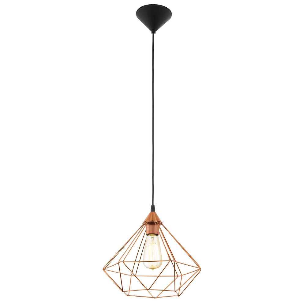 Tarbes Metal Wire Pendant Light, Large, Copper – The Lighting Point