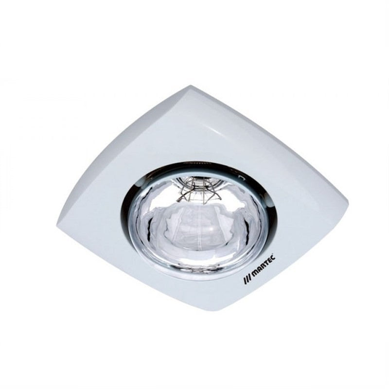 Martec Contour Single Lamp Bathroom Heater - White (MBHC1LW) – The ...