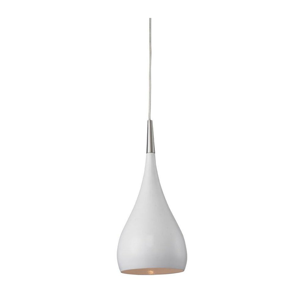 Zara Metal Pendant Light, Small, White – The Lighting Point